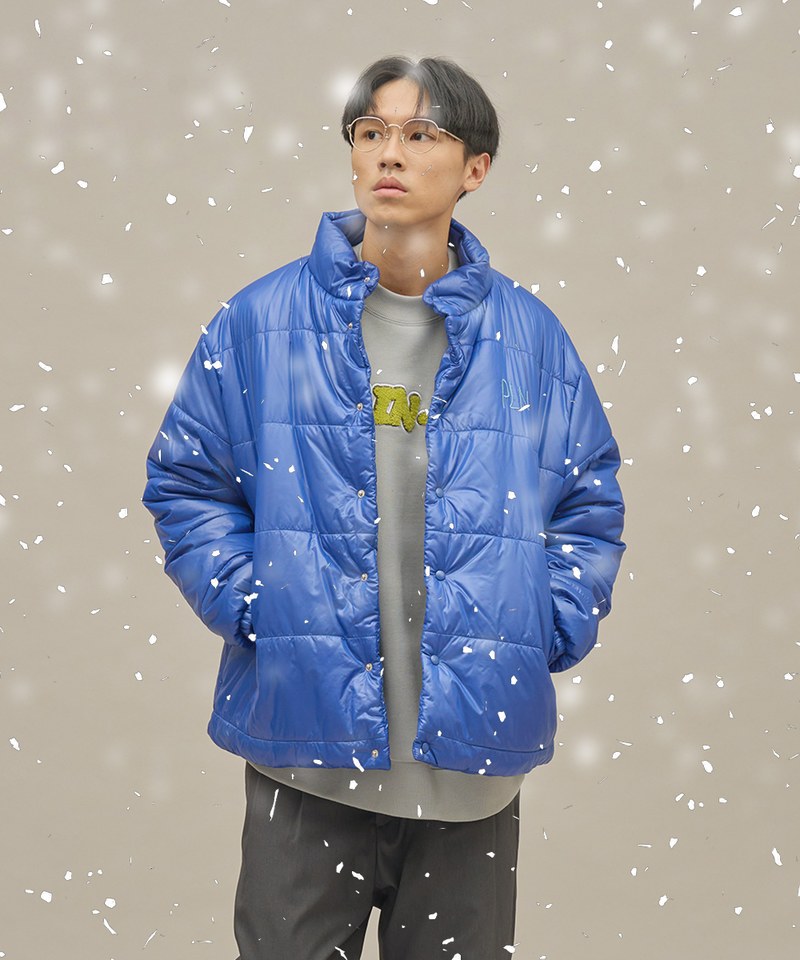 太空感漂浮鋪棉外套 - plain-me 搭配美好的一天